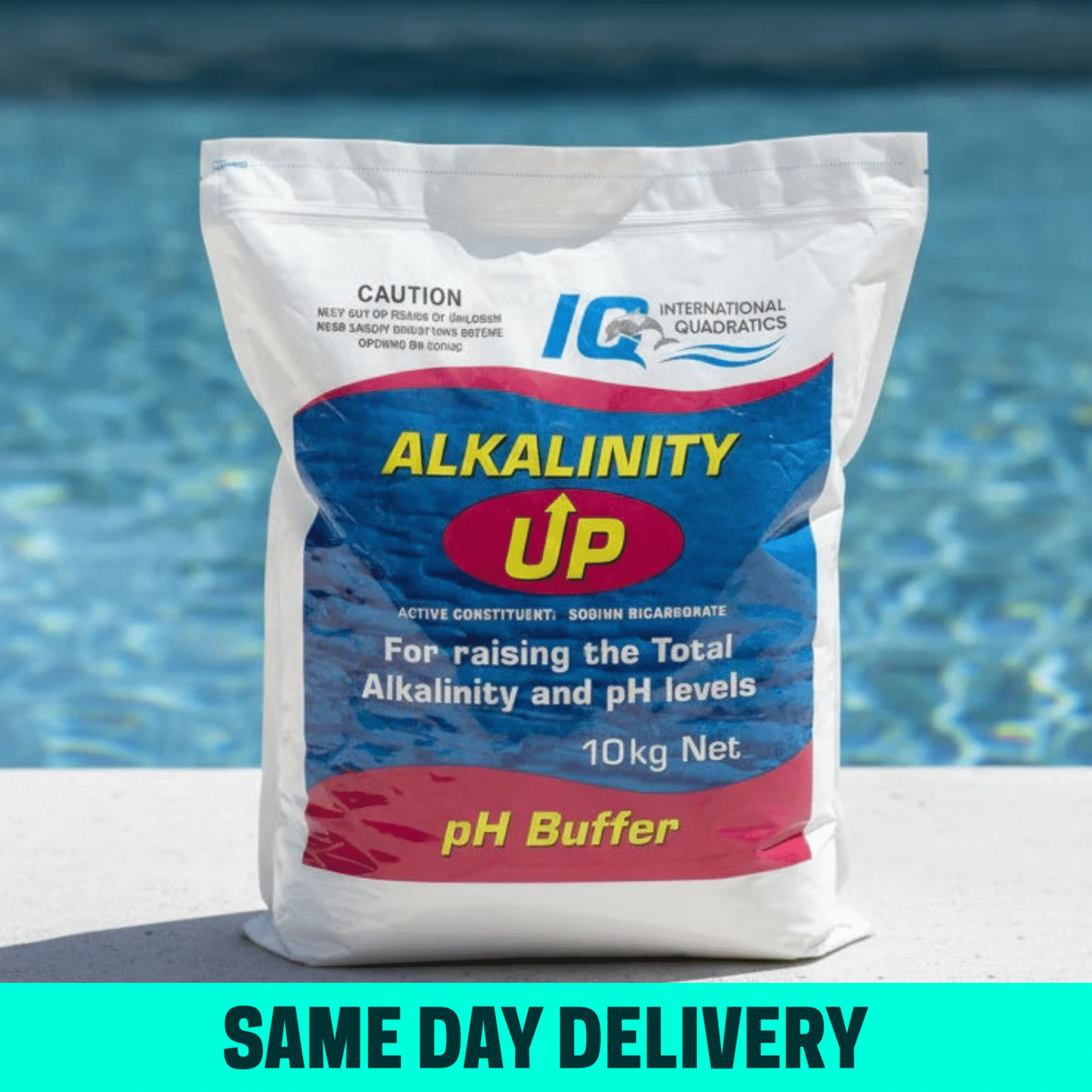 IQ Pool Alkalinity Up 10kg pH Buffer | Same Day Delivery | Loopym