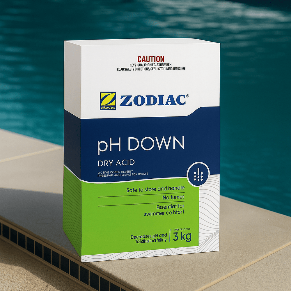 Zodiac pH Down 3kg Box | Balance Pool Water Fast | Loopym